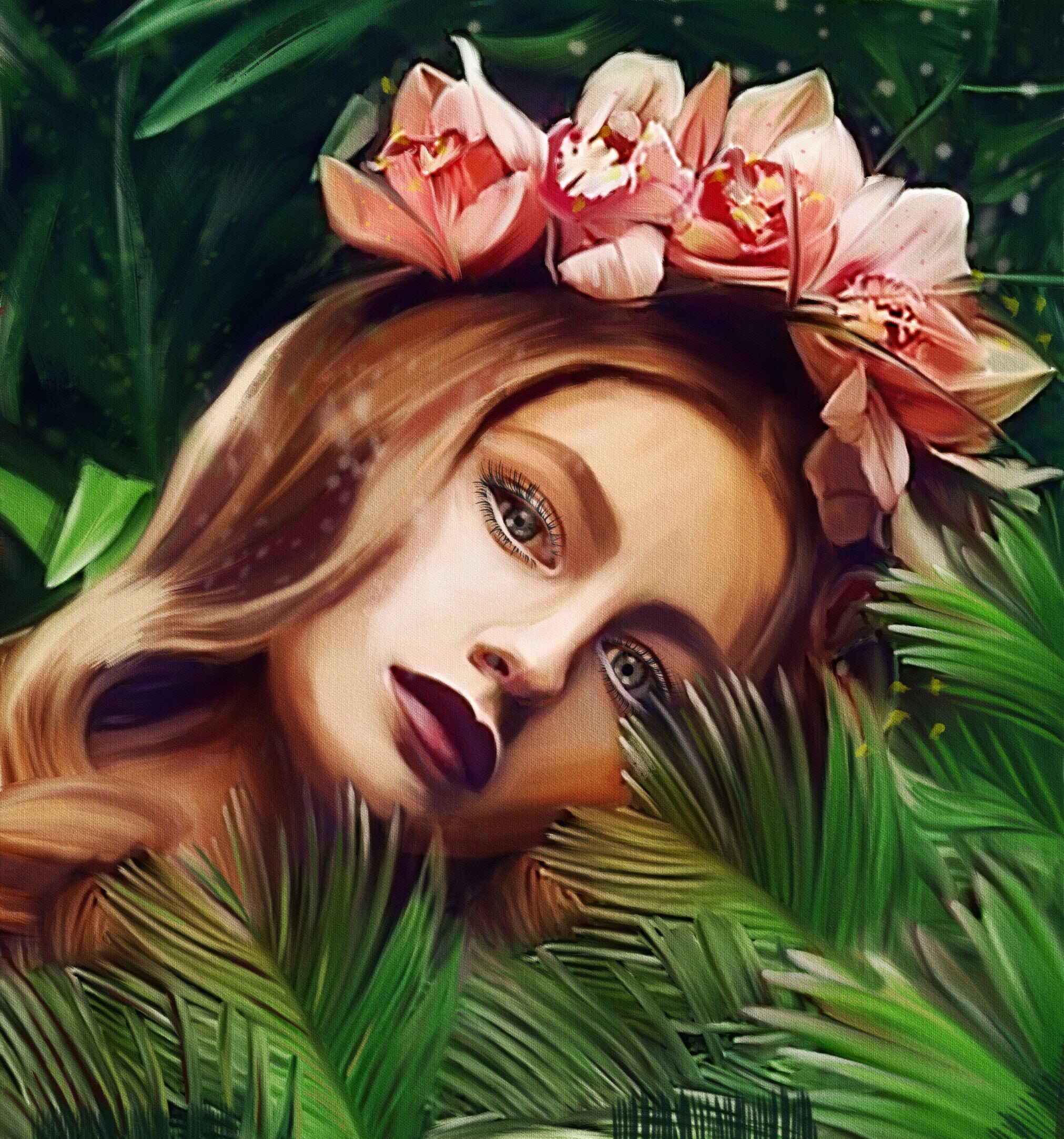 Digital Portrait. Oil on Canvas Style. - Etsy