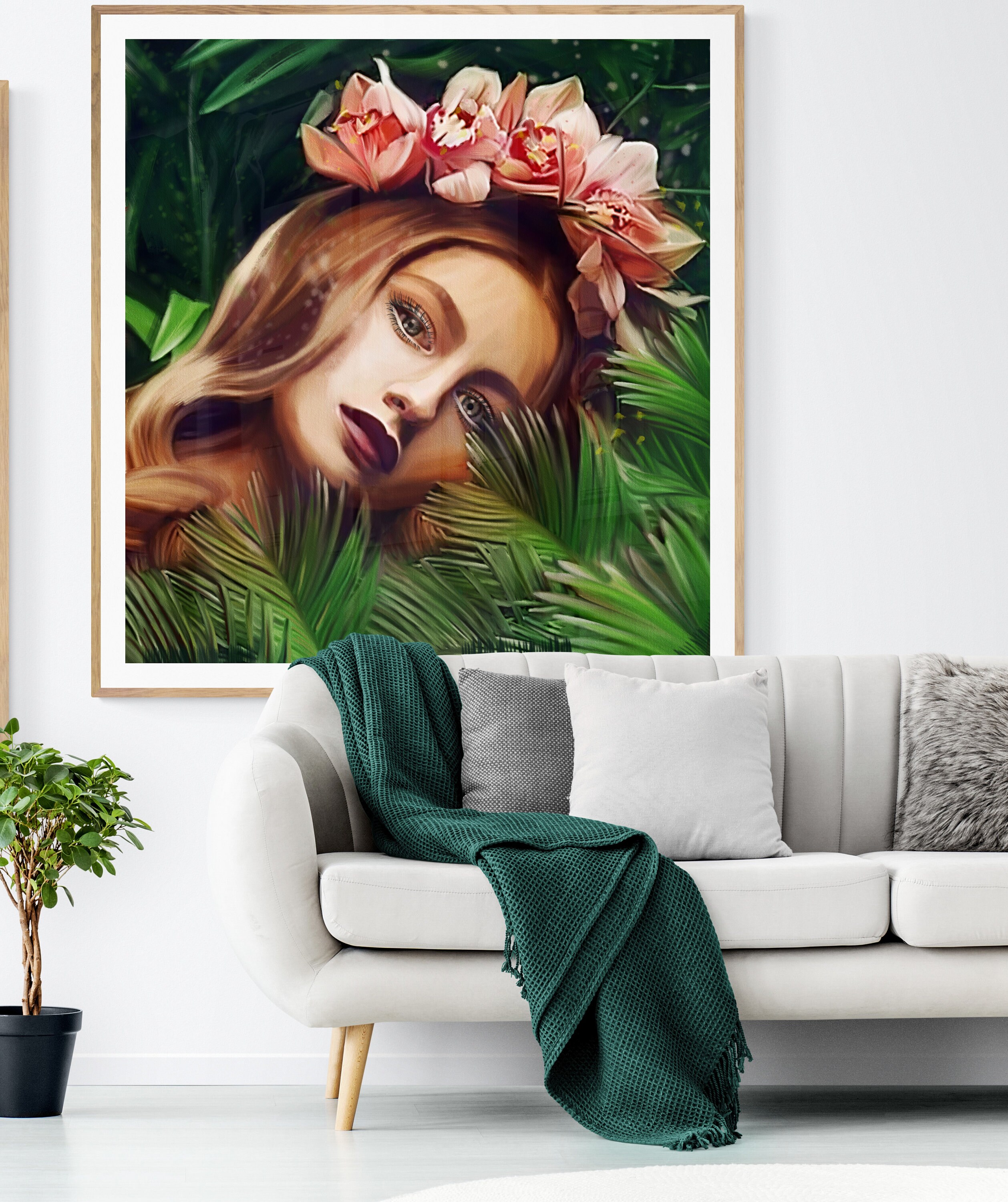 Digital Portrait. Oil on Canvas Style. - Etsy