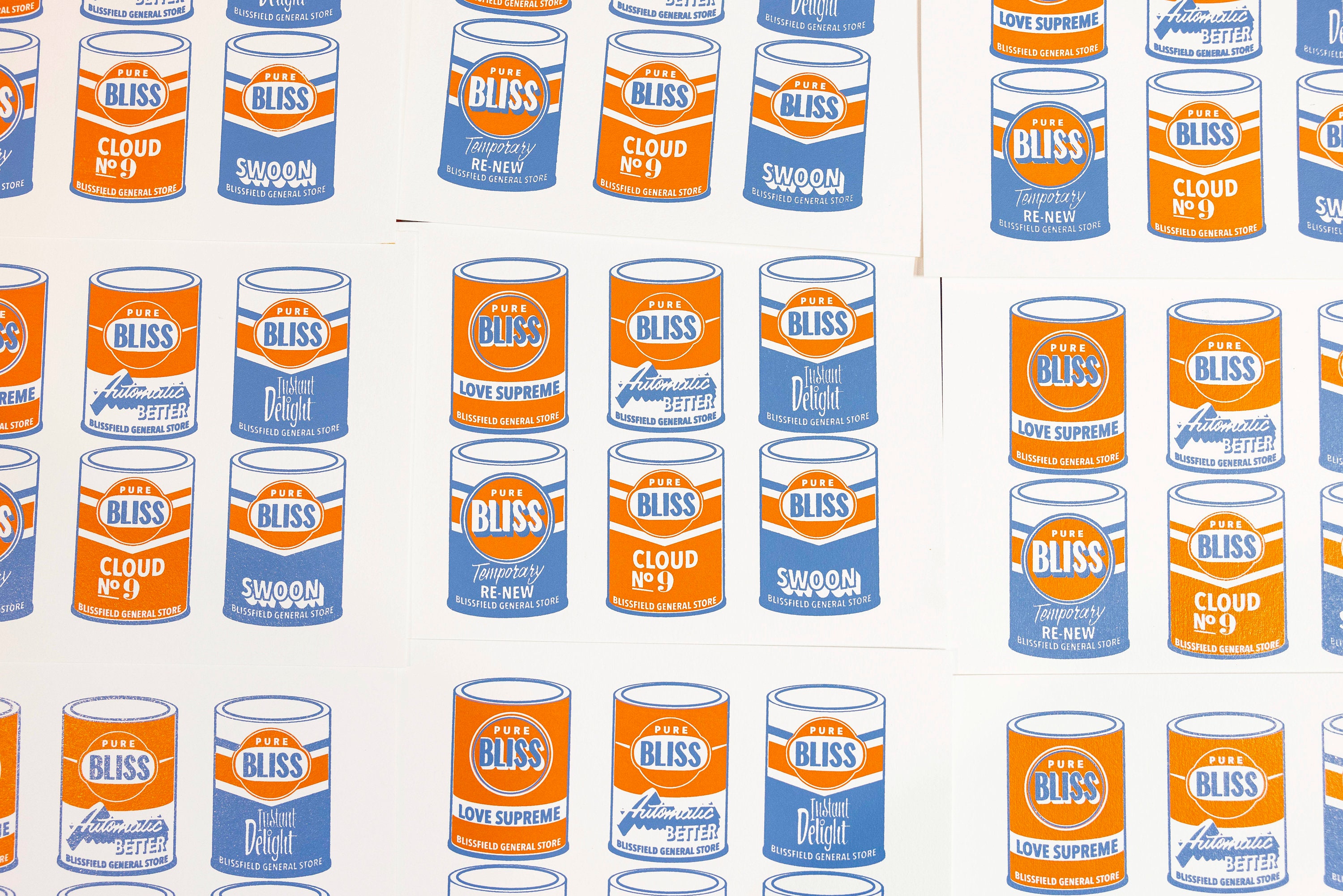 PURE BLISS Can Screen Print - Etsy