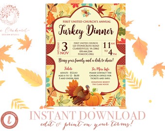 Turkey Event Ticket - Etsy
