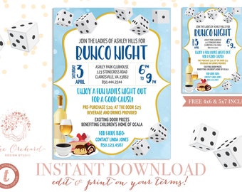 Bunco Night Flyer - Etsy