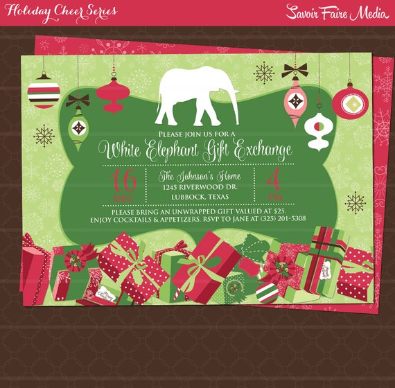 Holiday White Elephant Gift Exchange // Christmas White Elephant Party ...