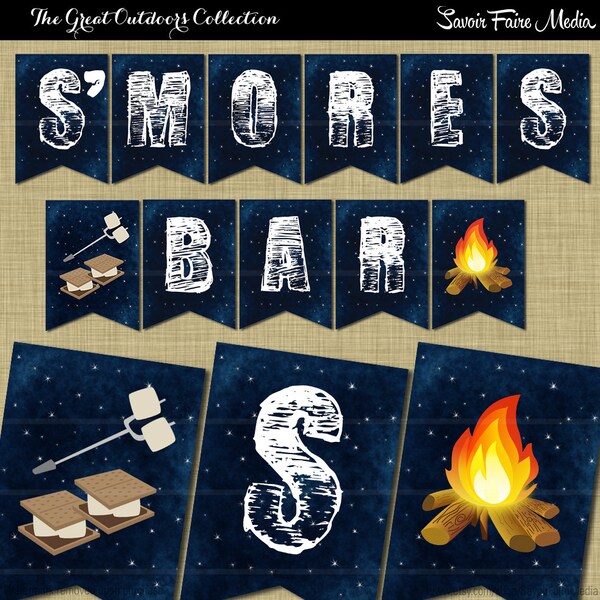 Camping Banner - Etsy