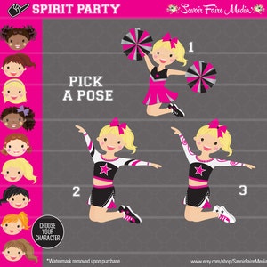 Cheerleading Cupcake Circle Design Cheerleader Cheer Invite - Etsy
