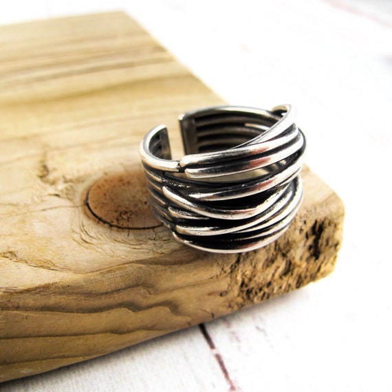 Adjustable Boho Stacking Ring-boho Jewelry Rings-gifts for | Etsy