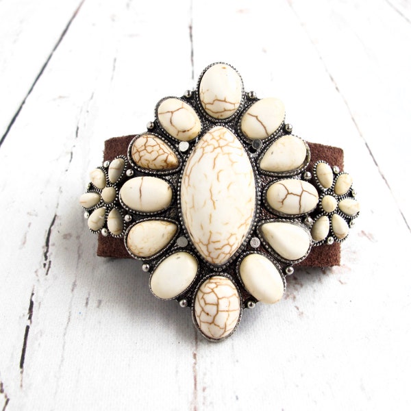Large Stone Bracelet - Etsy