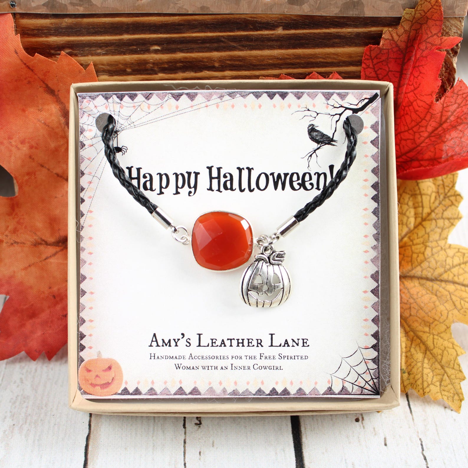 Halloween Jewelry-halloween Charm Bracelet-halloween Accessories-black ...