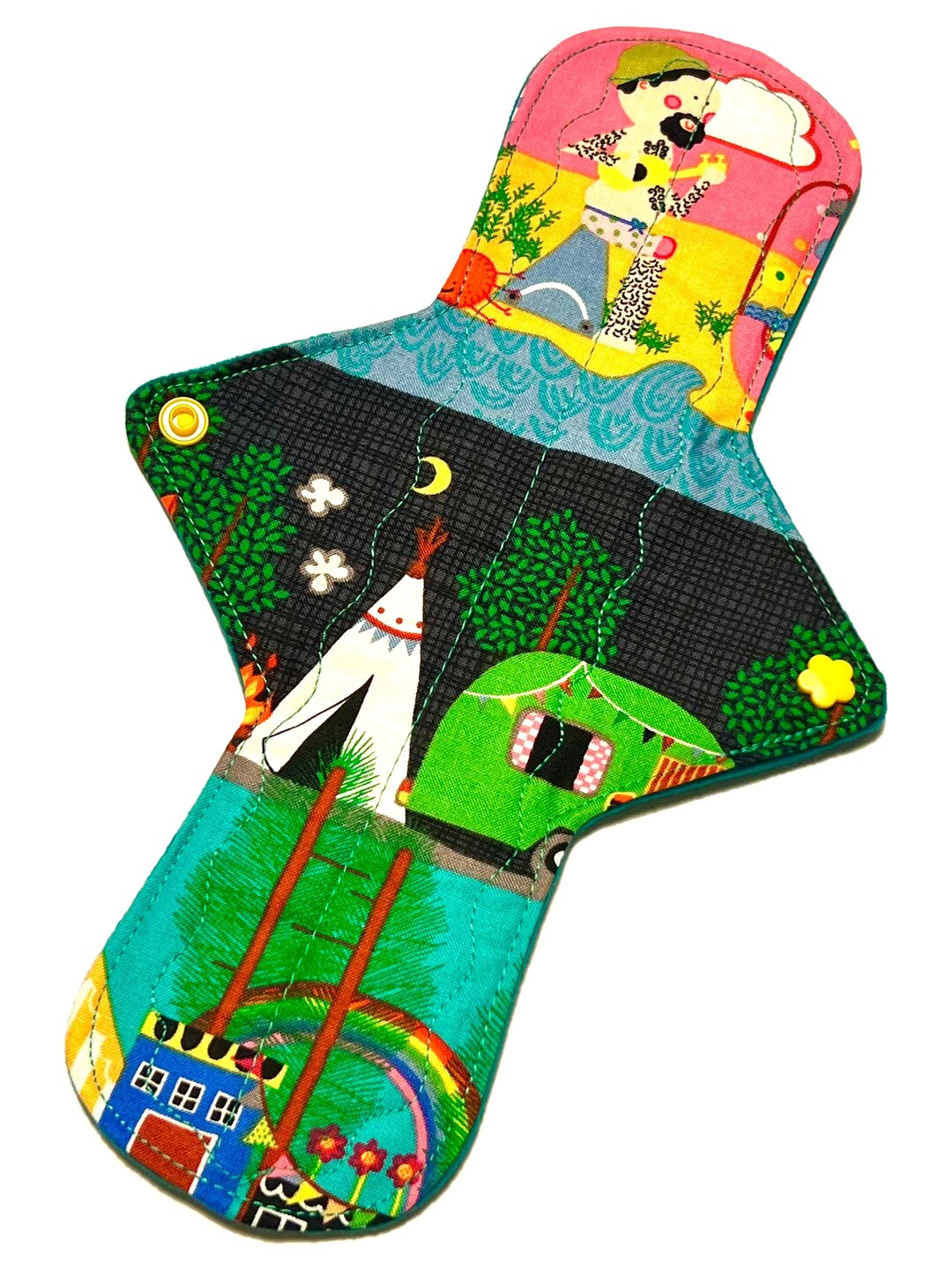 11" Moderate to Heavy Cloth Pad Day Pad Stay Dry Reusable Maxi ...