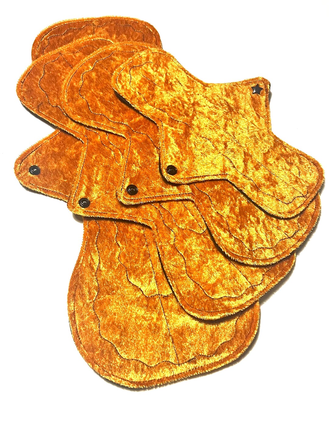 Limited Edition "bewitched!" Luxury Crushed Velvet Cloth Pads 9" to 16 ...