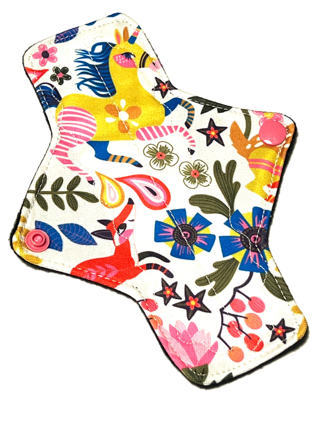 Reusable Cloth Pad | 7" Narrow Light Absorbency Performance Piqué ...
