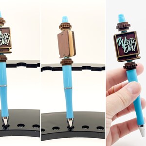 Write On Wooden Beaded Pen for Authors and Writers, Planner Pen ...