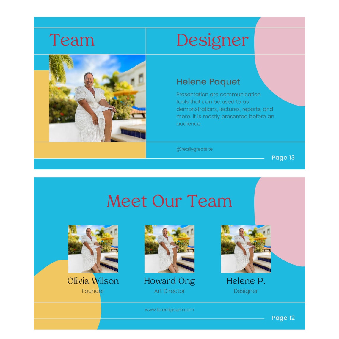 Editable Brand Presentation Template for Canva - Etsy