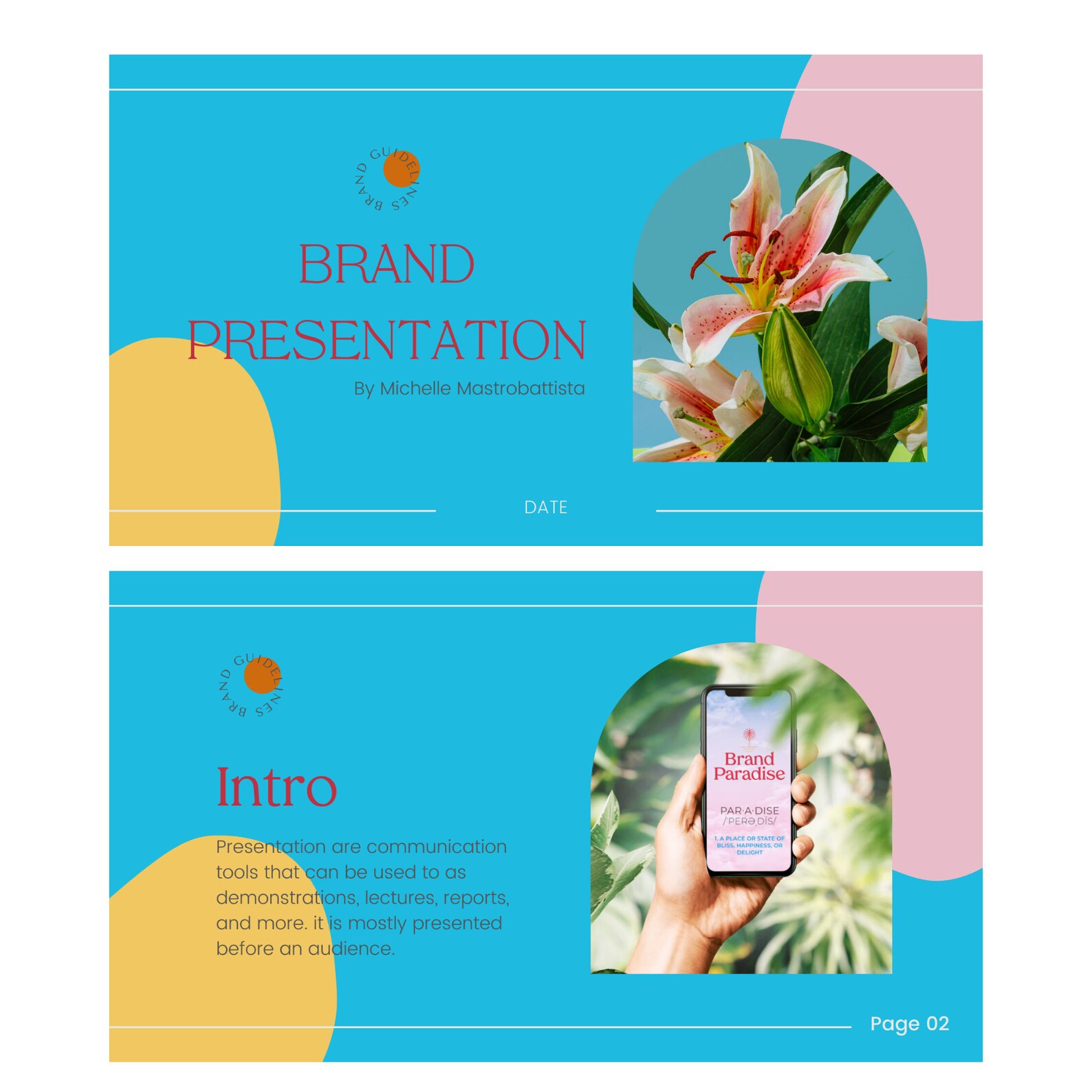 Editable Brand Presentation Template for Canva - Etsy
