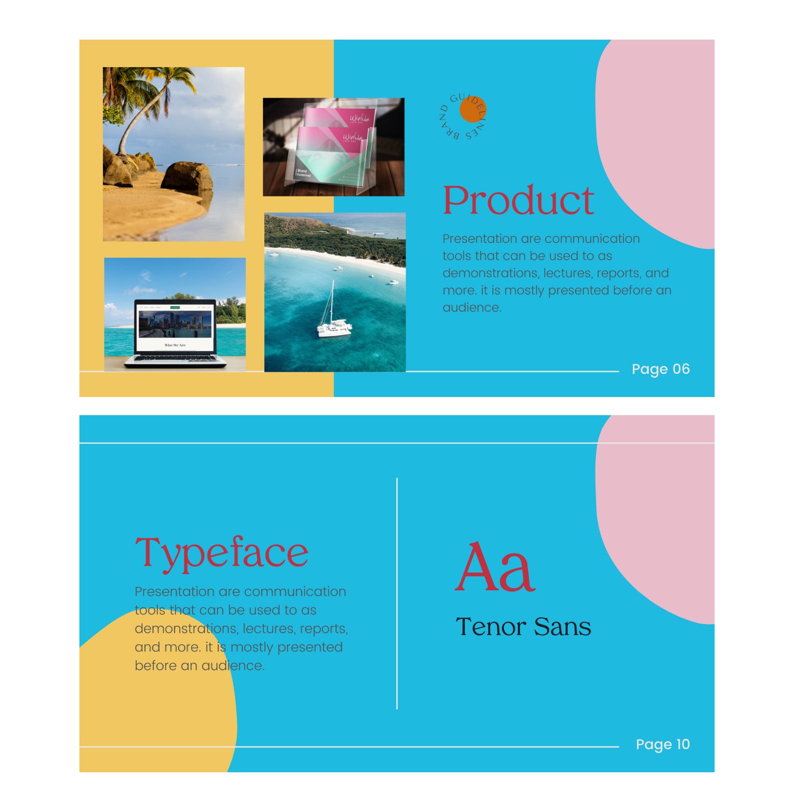 Editable Brand Presentation Template for Canva - Etsy