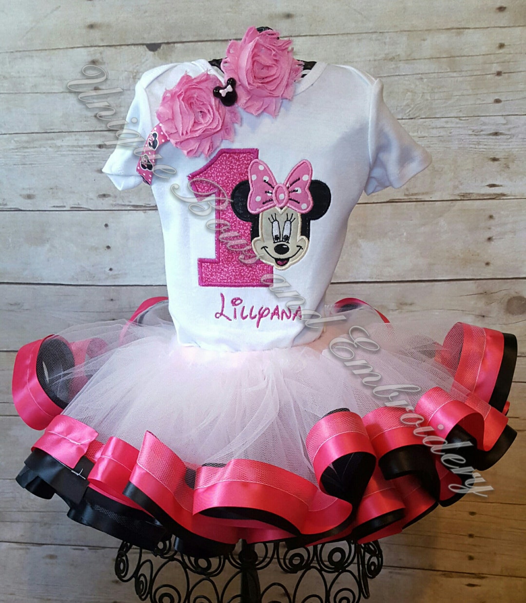 Minnie Mouse Inspired Birthday Tutu Set ~ Minnie Inspired Birthday ...