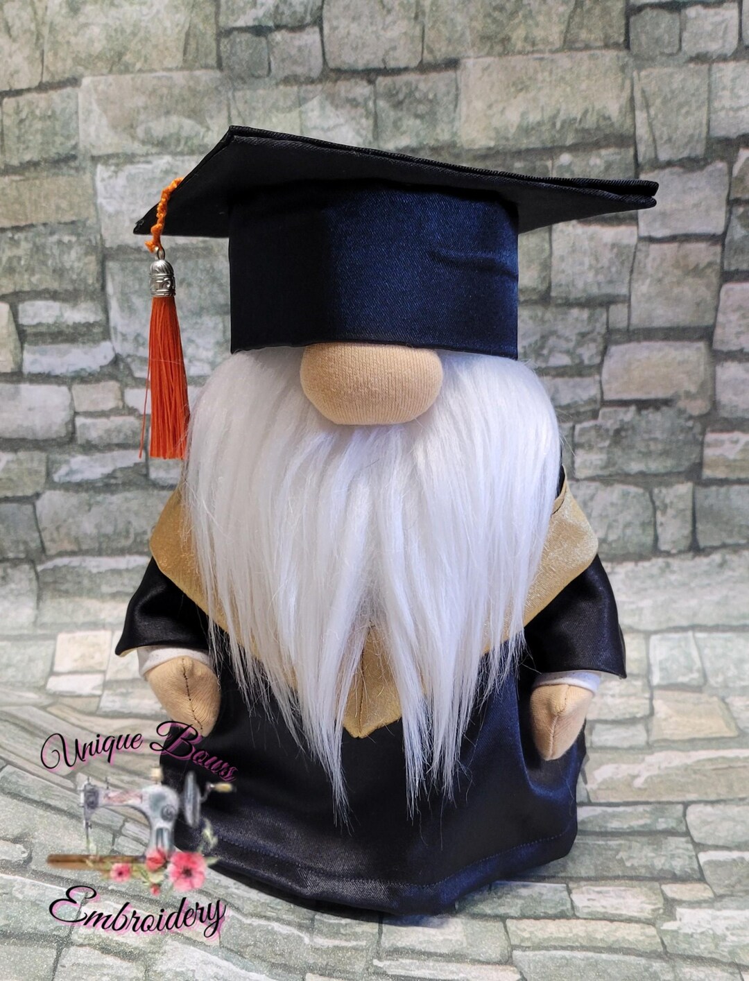 Handmade Graduation Gnome: Tiered Tray Decor, Cap and Gown Gift - Etsy