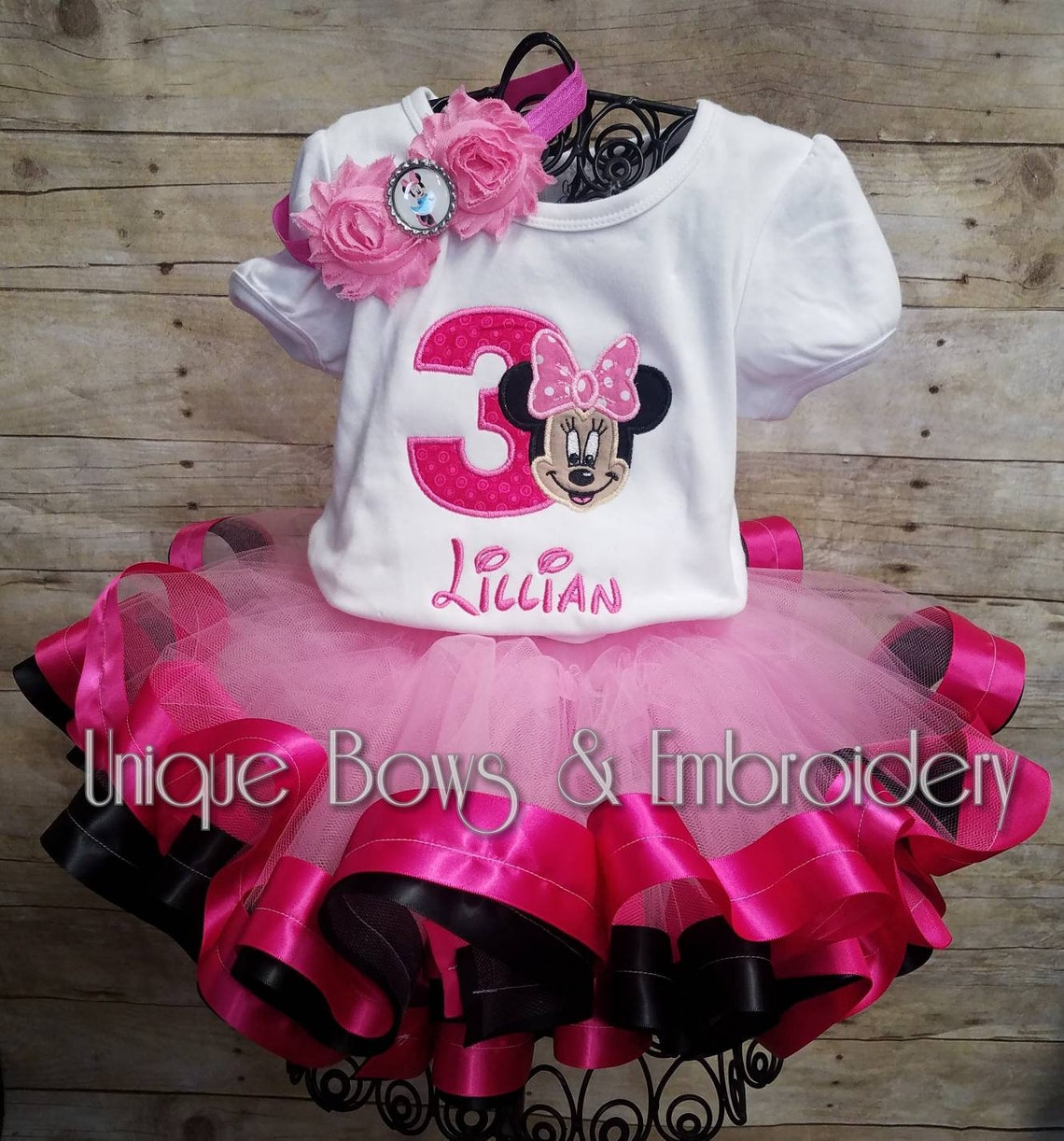 Minnie Mouse Inspired Birthday Tutu Set Minnie Inspired - Etsy