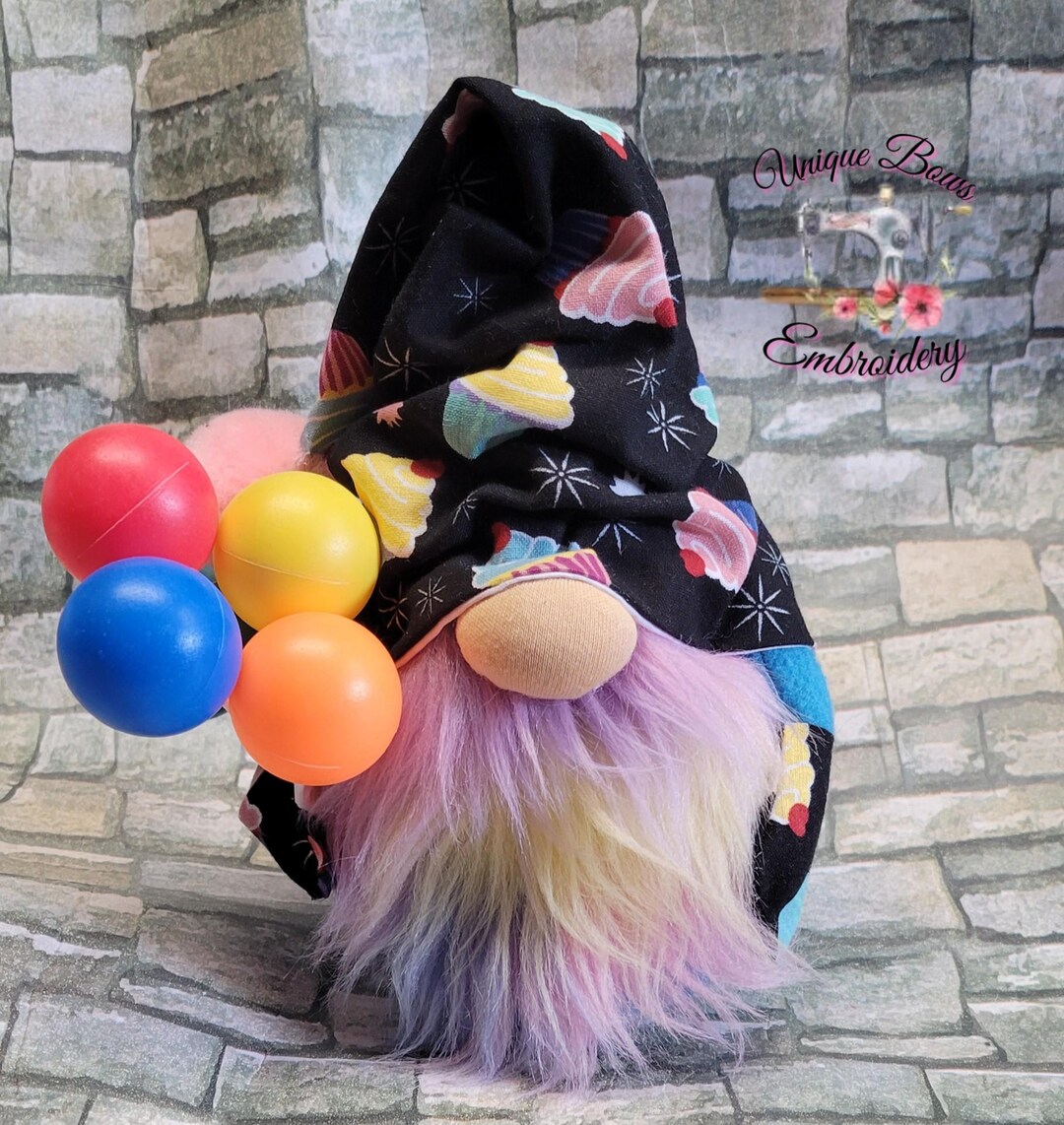 Birthday Gnome, Happy Birthday Gnome, Tiered Tray Gnome, Birthday Gift ...