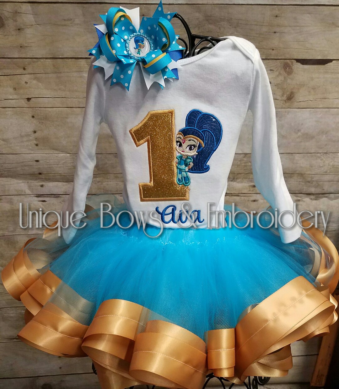Shimmer and Shine Inspired Birthday Outfit ~ Shimmer and Shine Birthday ...