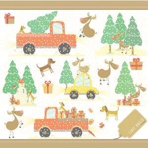 Winter & Christmas Digital Clipart Set Instant Download Personal and ...
