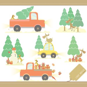 Winter & Christmas Digital Clipart Set Instant Download Personal and ...