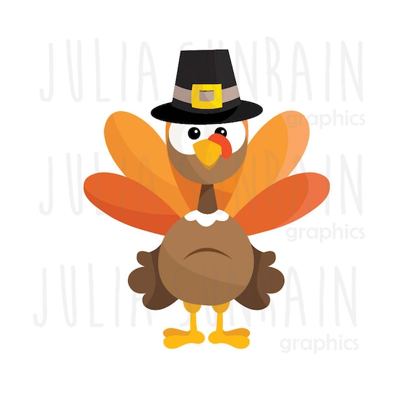 Cute Thanksgiving Turkey Clip Art