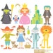 The Wonderful Wizard of Oz Digital Clipart & Vector Set | Etsy
