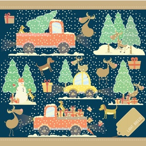 Winter & Christmas Digital Clipart Set Instant Download Personal and ...