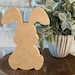 Wooden Bunny Cutout, Unfinished Wooden Cutouts, DIY Bunny Craft, Spring ...