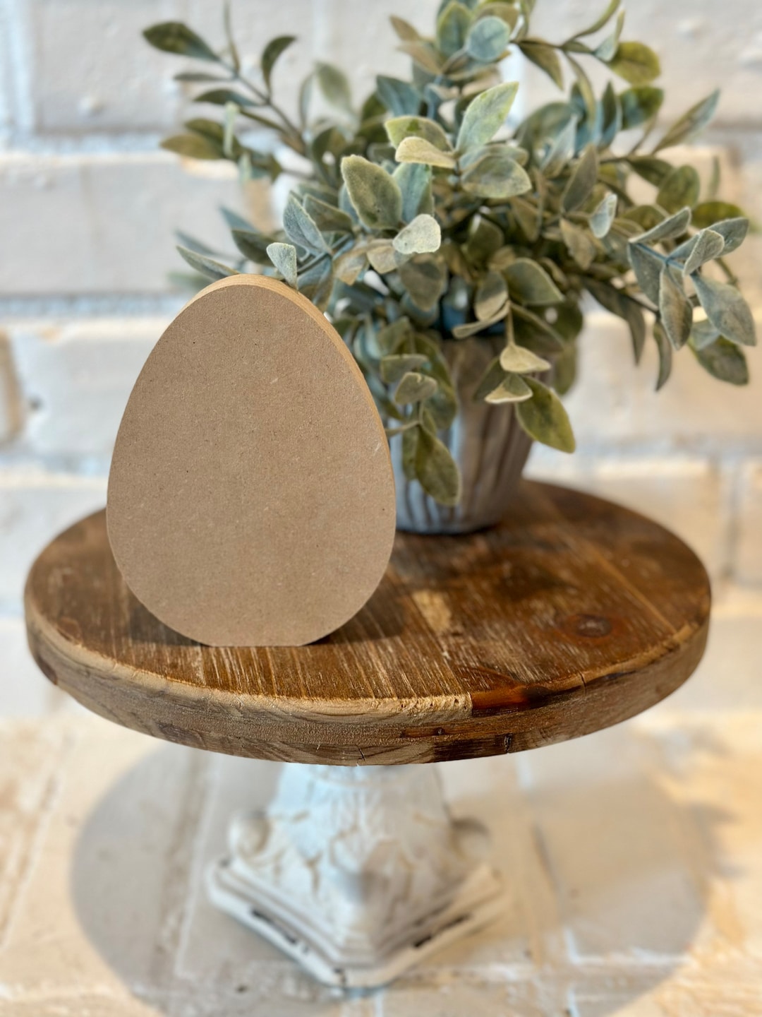 Unfinished Wooden Egg Cutout MDF Egg Blank Wooden Easter - Etsy