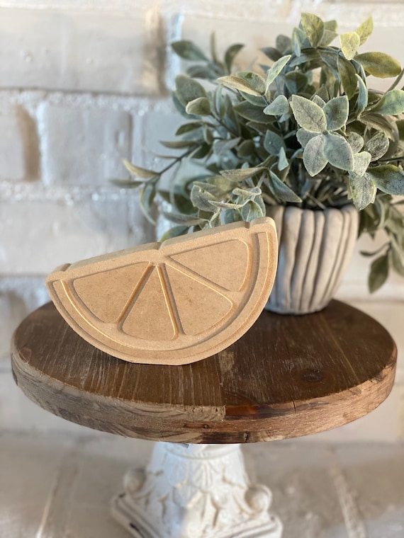 Wooden Lemon Cutout Unfinished Wooden Cut Outs DIY Lemon - Etsy