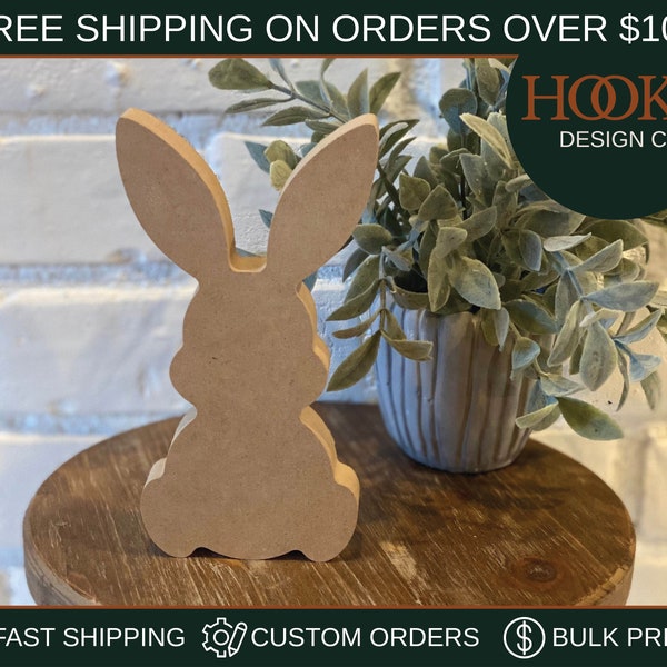 Bunny Cutout - Etsy
