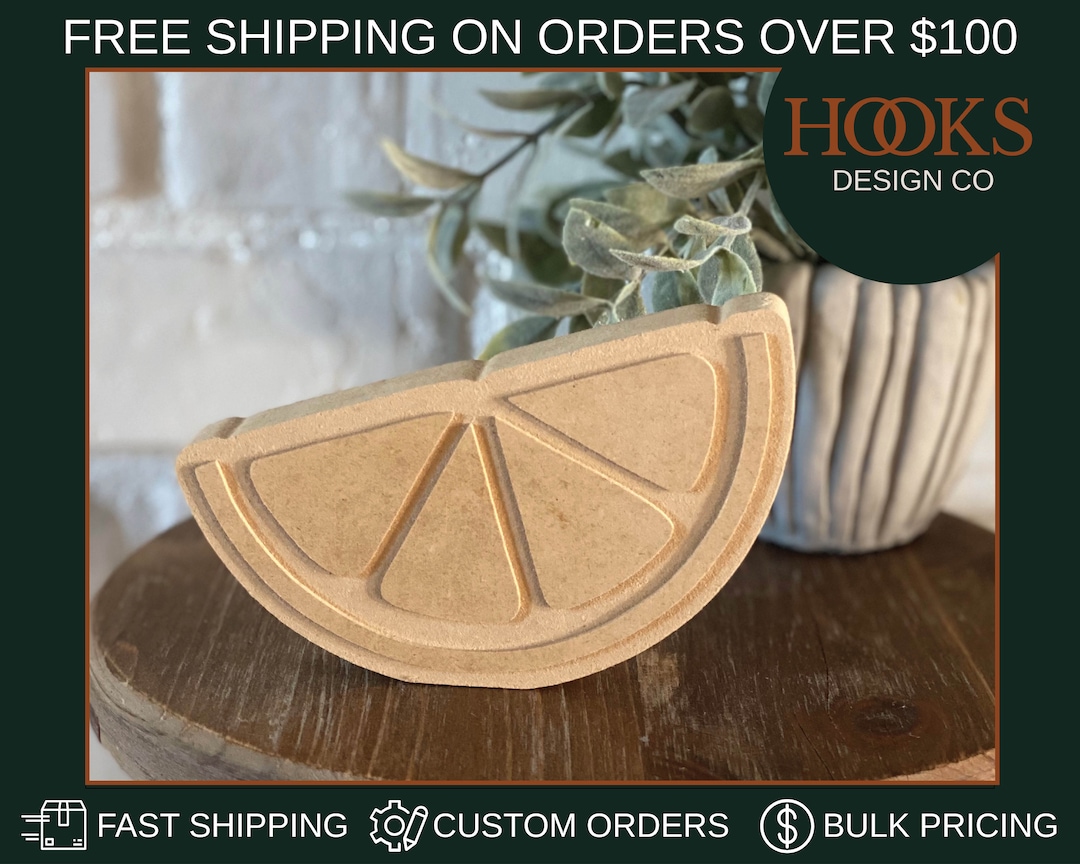 Wooden Lemon Cutout, Unfinished Wooden Cut Outs, DIY Lemon Craft ...