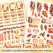 Autumn Girl Stickers printable Planner Sticker Digital | Etsy