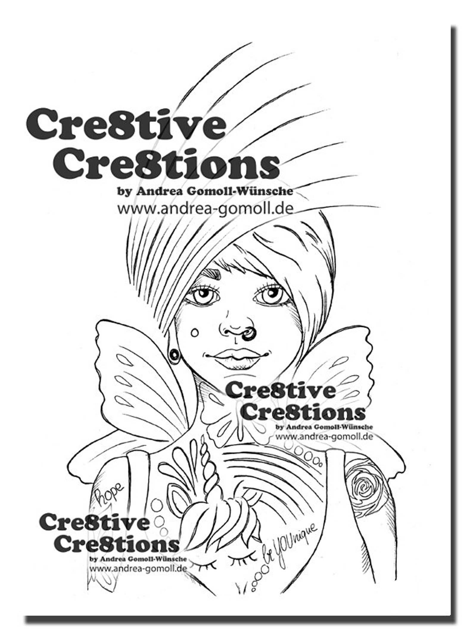 Individuality Digital Stamp / Printable Coloring Page by - Etsy