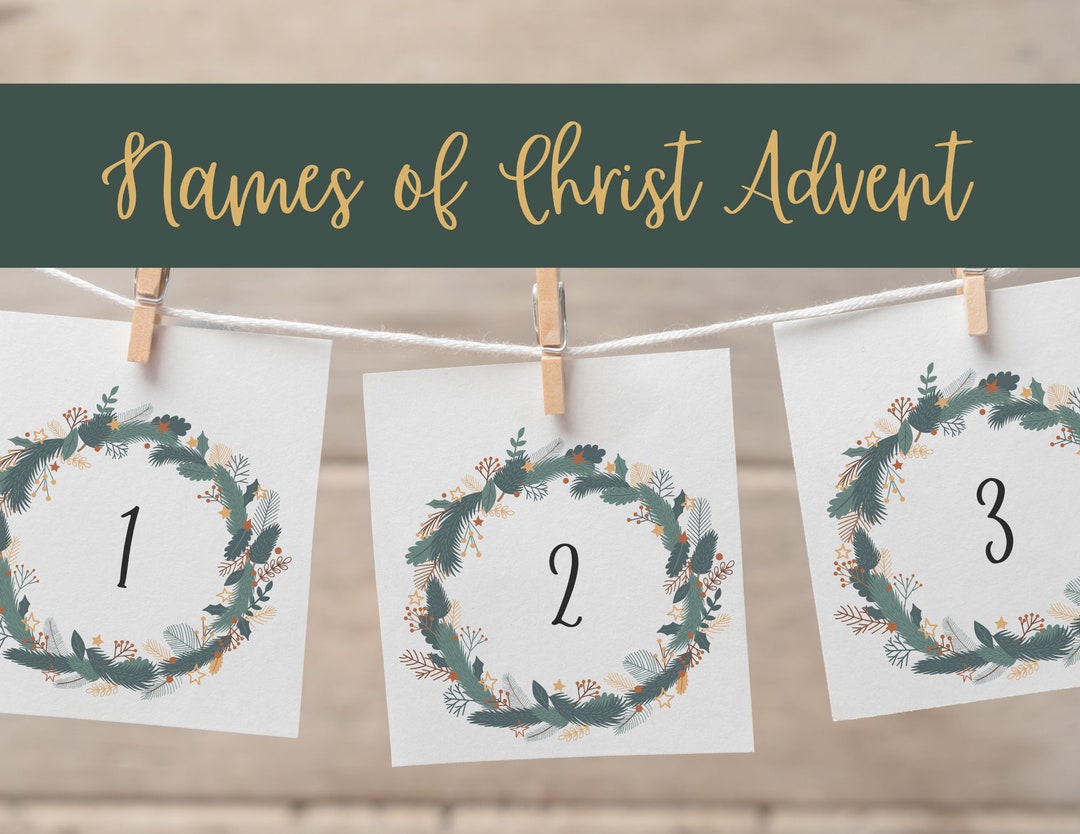 12 Days of Christ - Christmas Countdown - Bible - Christmas Gift ...