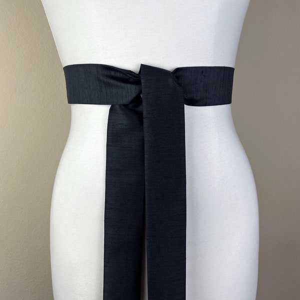Black Bridal Sash - Etsy
