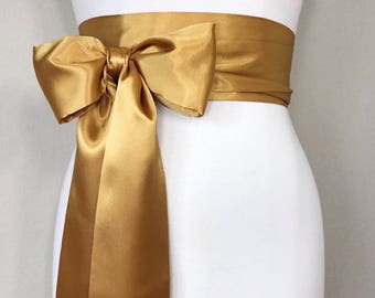 Gold Sash - Etsy