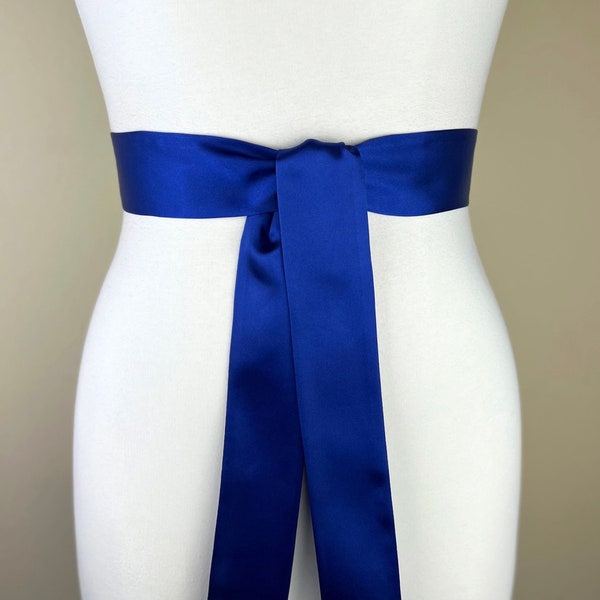 Royal Blue Sash - Etsy