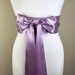 Lilac Sash Lilac Satin Sash Dusty Lavender Sash Bridesmaid - Etsy