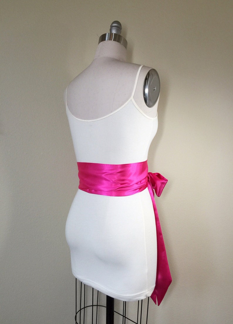 Shocking Pink Sash Pink Satin Sash Belt Obi Belt Bright - Etsy Shocking Pink Sash Pink Satin Sash Belt Obi Belt Bright - Etsy