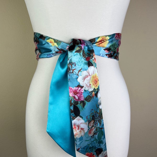 Flower Sash Belt - Etsy