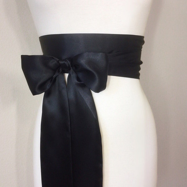 Black Bridal Sash - Etsy