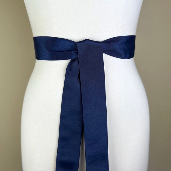 Navy Blue Sash - Etsy