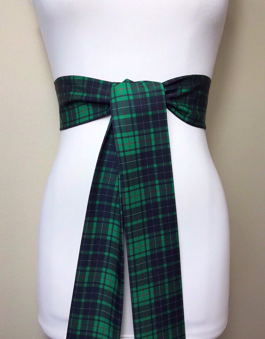 Macaulay Tartan Sash, Macaulay Hunting Tartan Sash, Green Plaid Sash ...