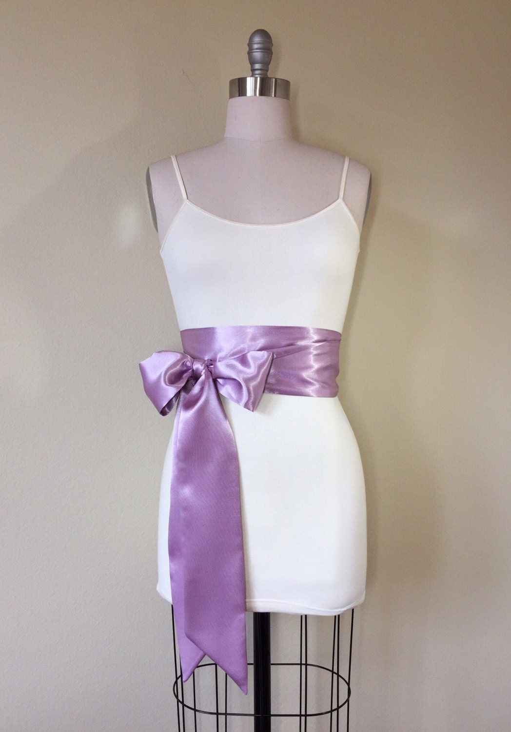 Lilac Sash Lilac Satin Sash Dusty Lavender Sash Bridesmaid | Etsy