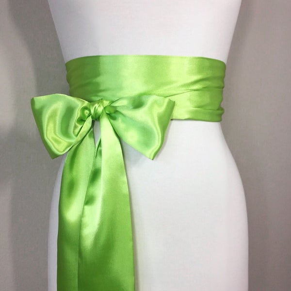 Green Bridal Sash - Etsy