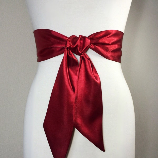 Red Bridal Sash - Etsy