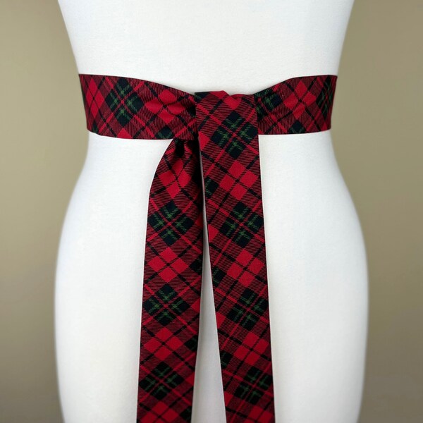 Plaid Belt - Etsy