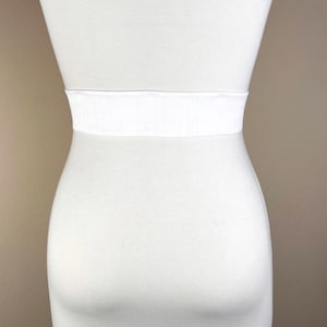 Narrow Textured White Sash, White Dupioni Sash Belt, White Dress Sash ...